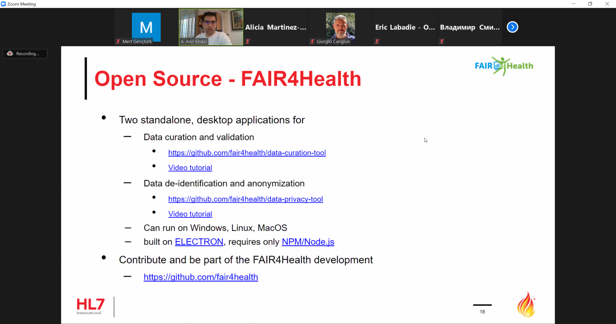 FAIR4Health team participated in the 26th Virtual HL7 FHIR Connectathon and demonstrated the ...